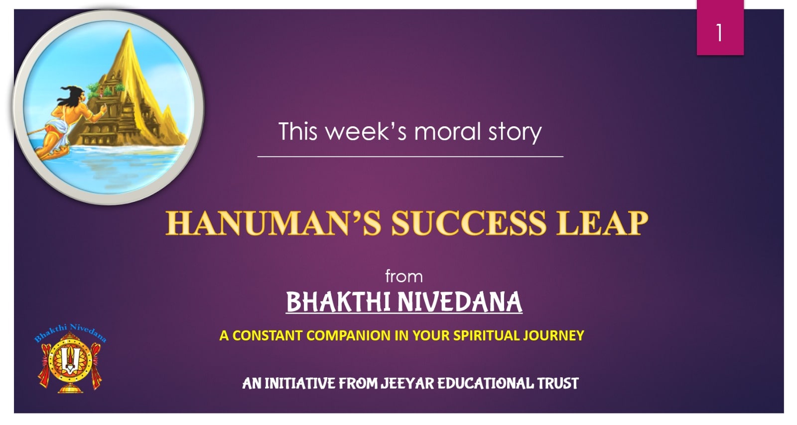 Hanuma N S Success Leap Jeeyar Educational Trust Uk